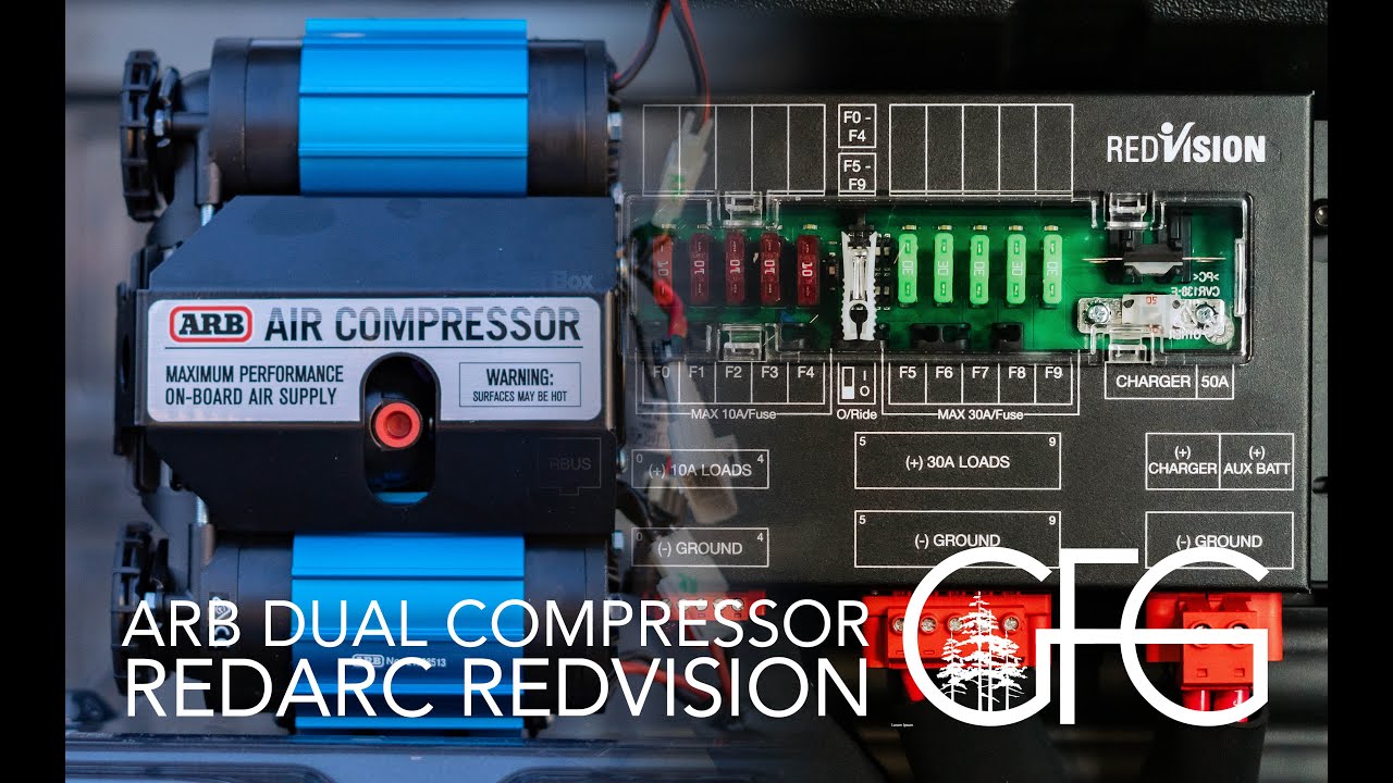 ARB Dual Compressor Install Integrated Into The REDARC RedVision System ...