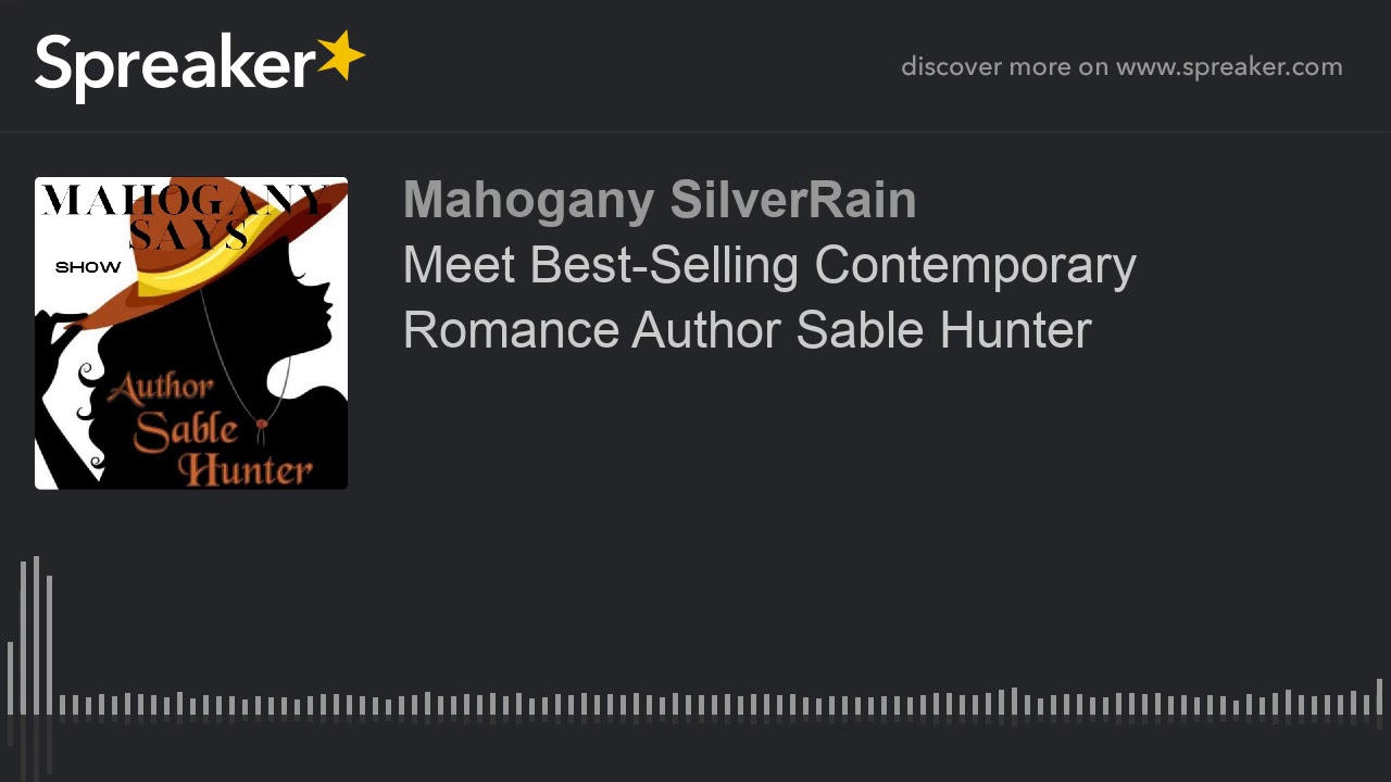Meet Best-Selling Contemporary Romance Author Sable Hunter - YouTube