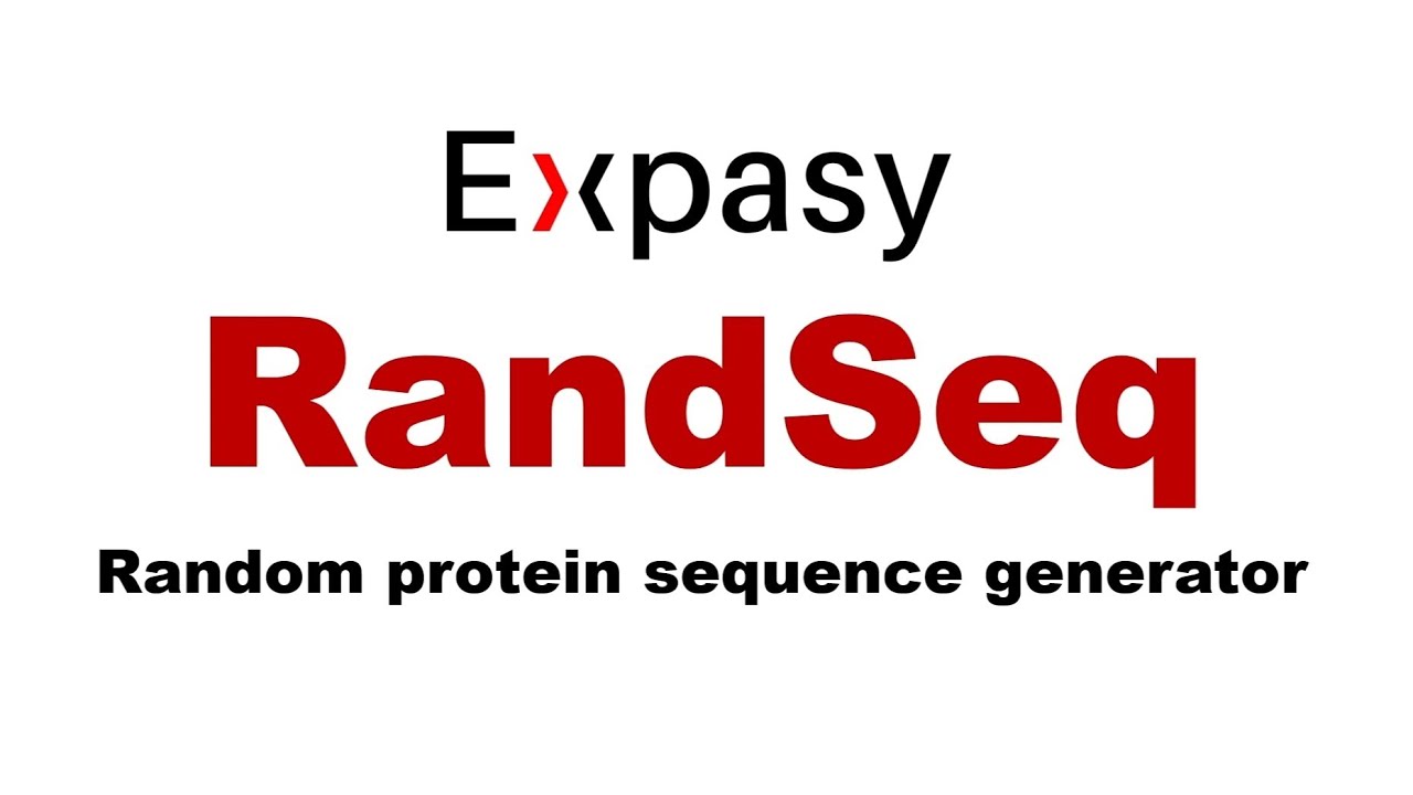How to generate random protein sequences | Expasy's RandSeq tool ...