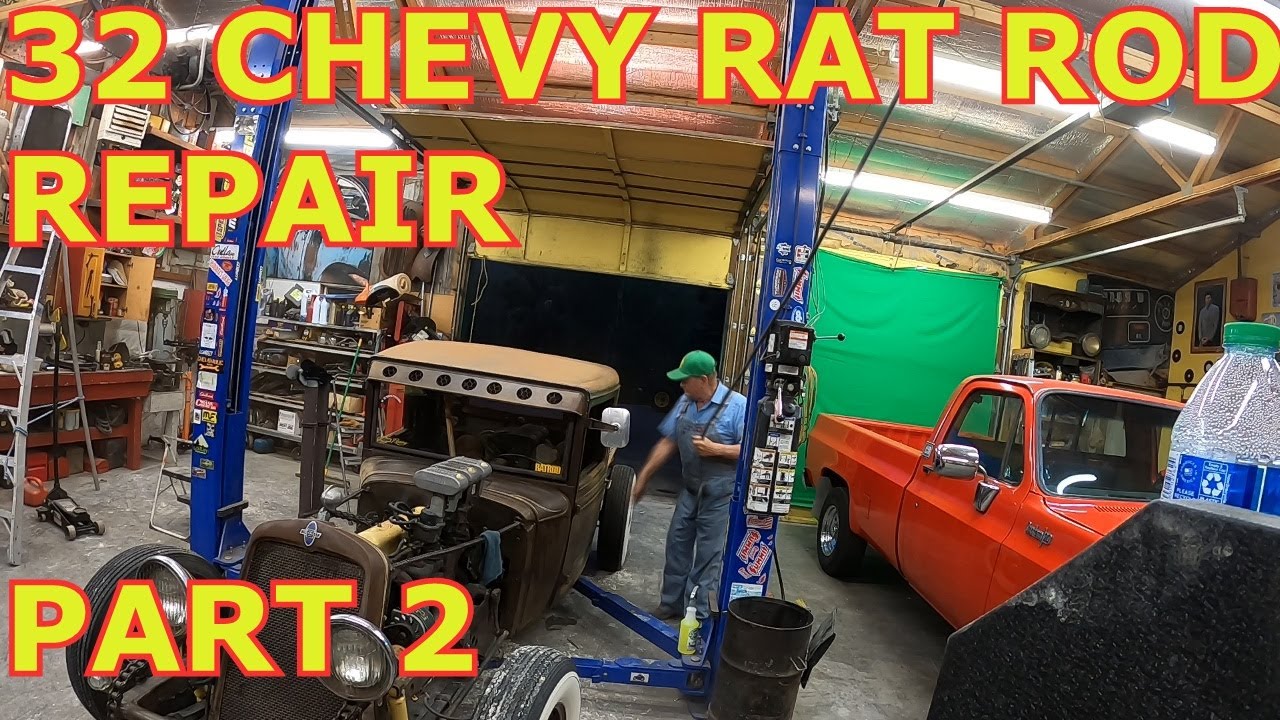 ROCKABILLY RAT ROD REPAIR PART 2 - YouTube
