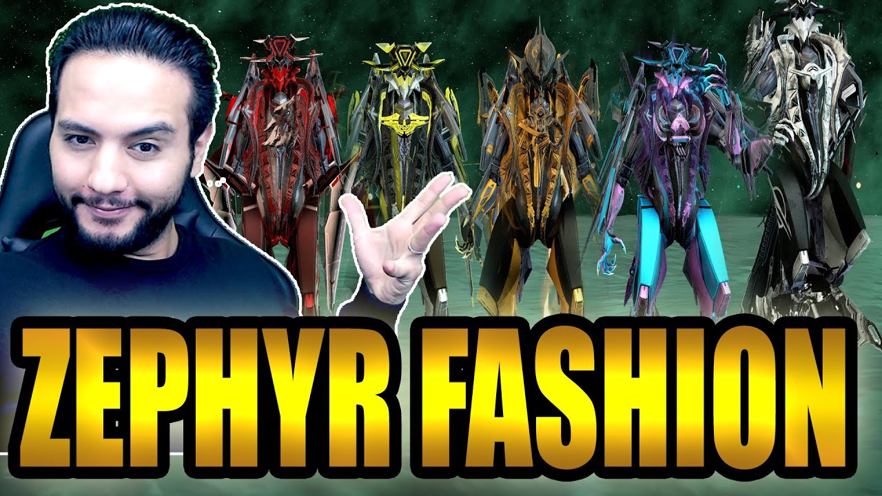 Zephyr Harrier Fashion Frame - Warframe Maverick - YouTube
