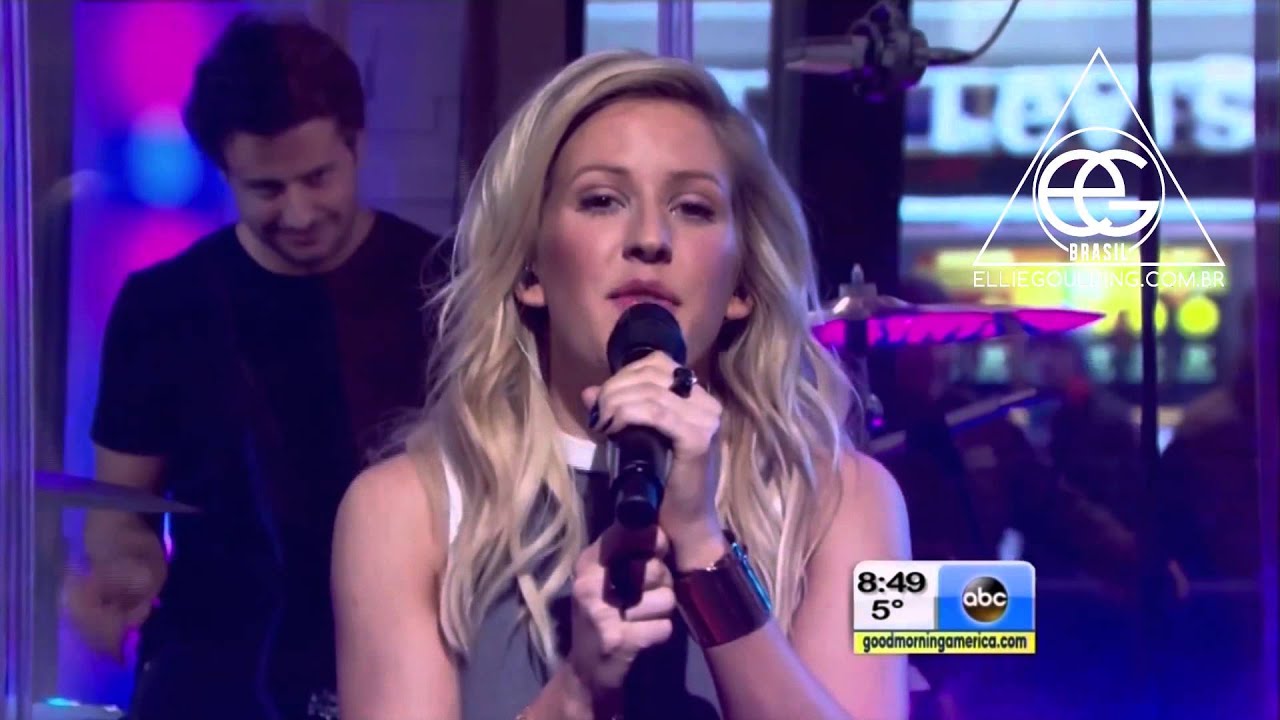 Ellie Goulding Burn Live on Good Morning America + Interview LEGENDADO ...