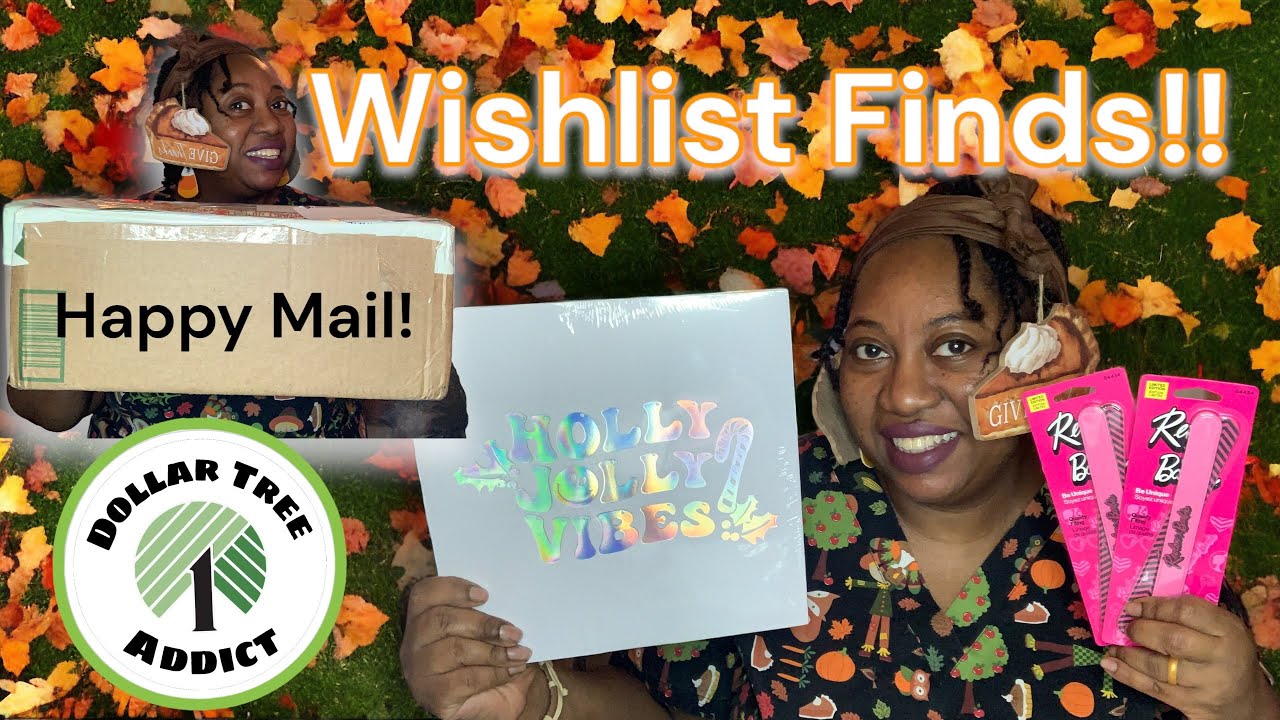 Dollar Tree Wishlist | 🐆Giveaway Winner | Happy Mail💕 - YouTube