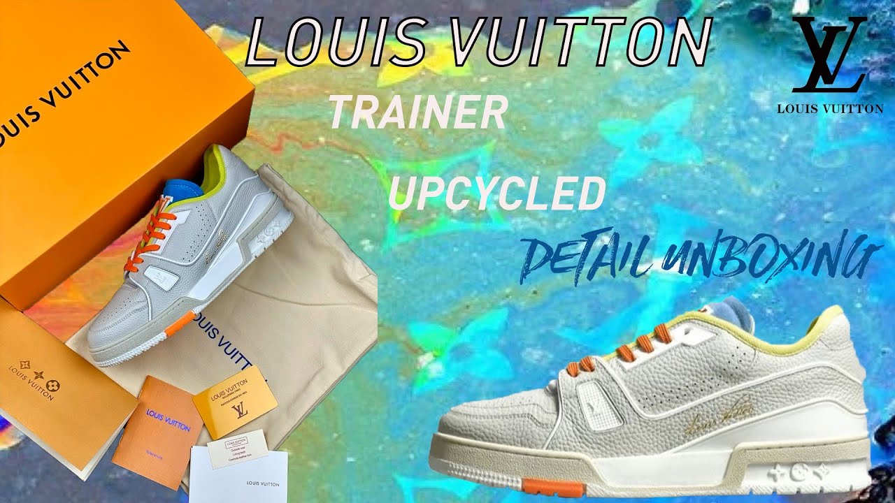2023 Men's Fashion | LOUIS VUITTON TRAINER UPCYCLED Sneaker Unboxing ...