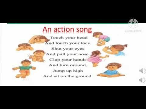 Std : 1.Sub : English. Unit : 4 Poem 1 An Action Song - YouTube