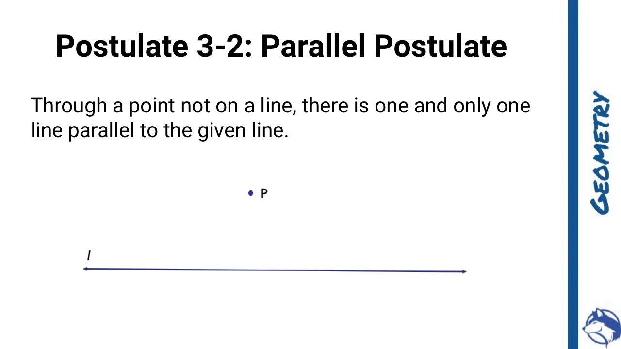 G Section 3-5 Parallel Postulate - YouTube