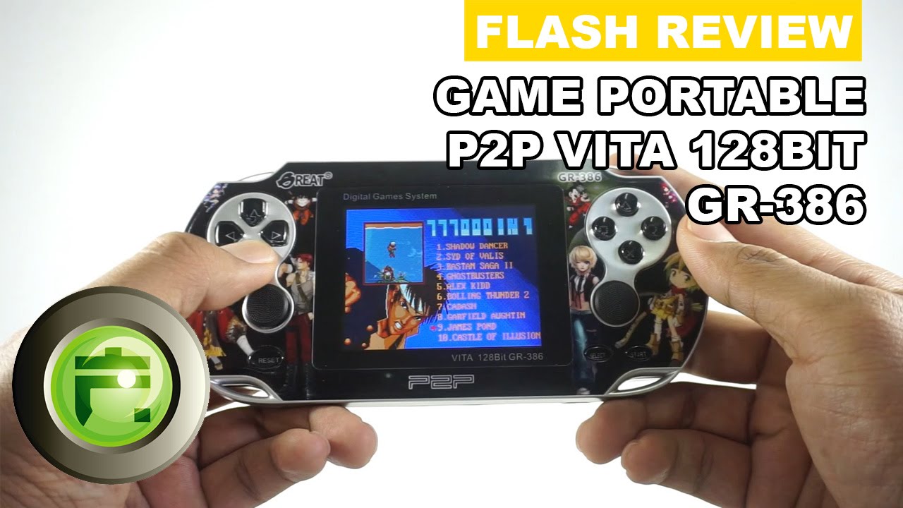 Review Portable Gaming Console P2P Vita 128 bit GR-386 - Flash Gadget ...