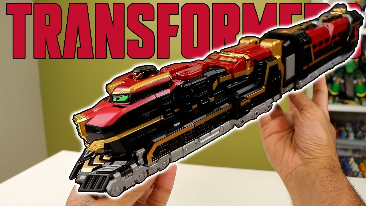 Probably The Coolest Transforming Robot Figure!! | #transformers Metal Card Bot Blast Train ...