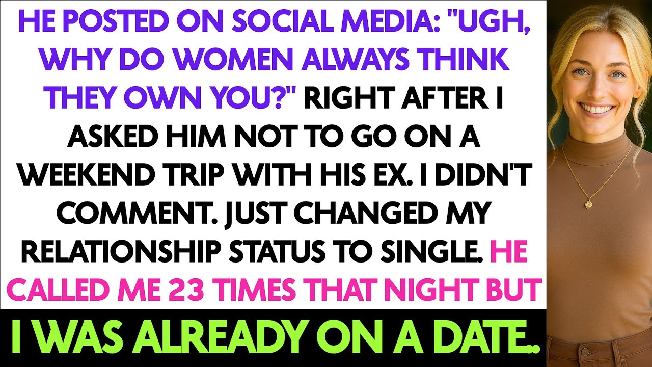 He Posted On Social Media: "Ugh, Why Do Women Always Think They Own You ...
