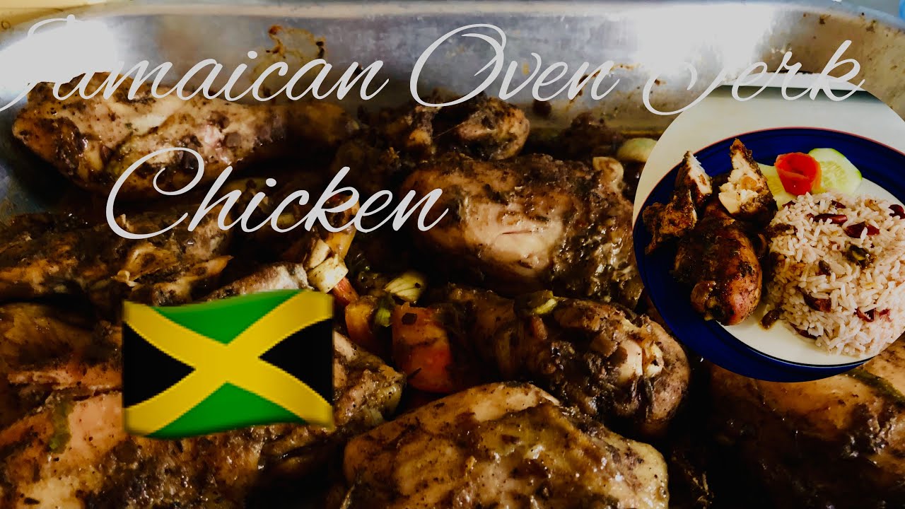 Jamaican Oven Jerk Chicken with Red Stripe Beer and citrus BBQ sauce ...