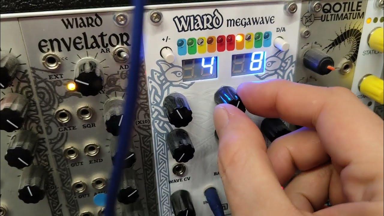 Monsoon Mutable Instrument Clouds clone, Erica pico drums Richter Megawave - eurorack modular ...