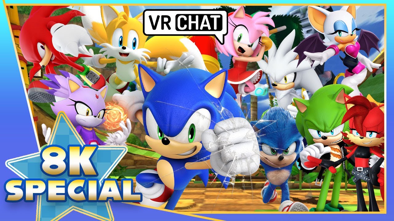 Diving into the 8K VRChat Celebration with Sonic & Friends! - YouTube