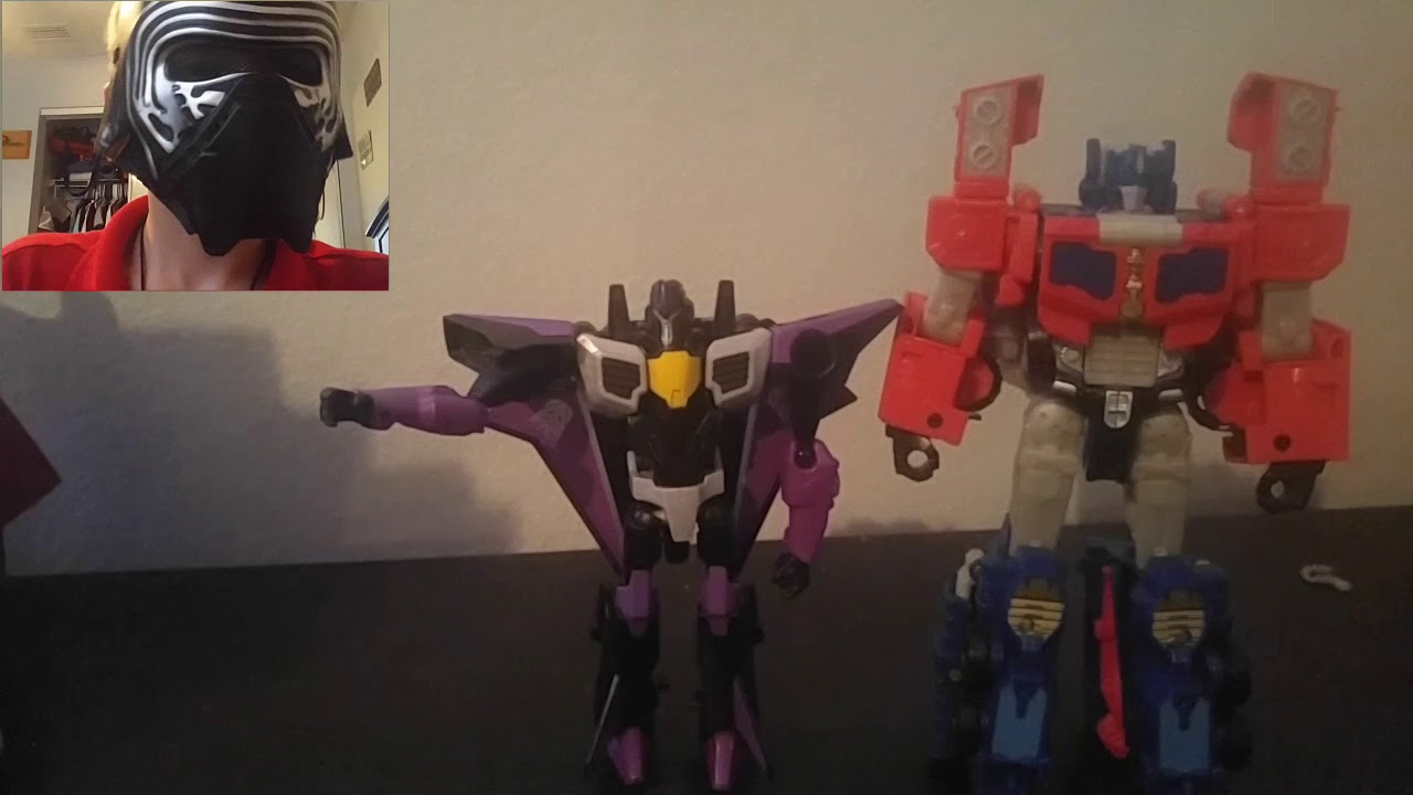 Transformer robots in disguise warrior class skywarp toy review - YouTube
