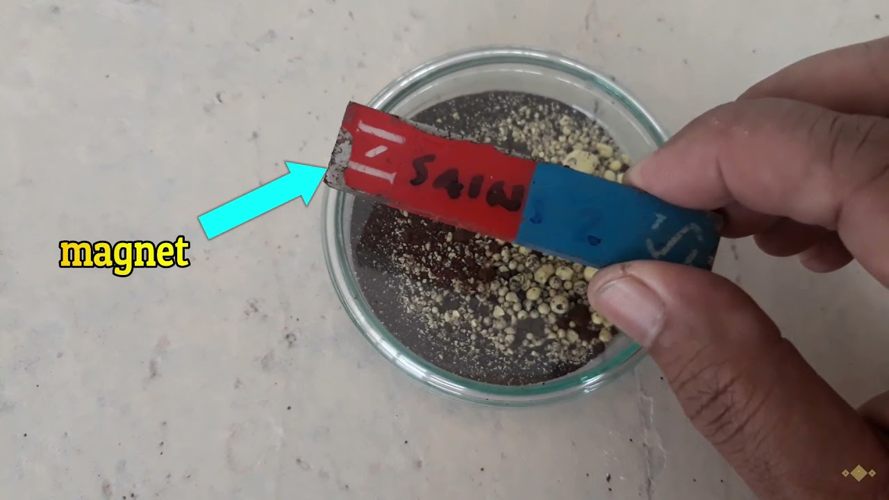 Sains Tingkatan 1 : Pemisahan Menggunakan Magnet - YouTube