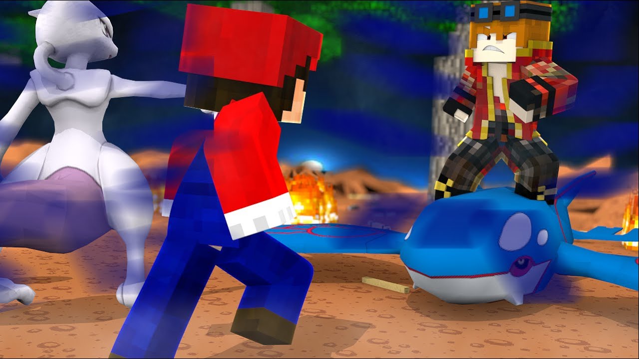 Minecraft : Pokemon Champions #28 - KYOGRE VS BOSS ‹ MayconLorenz ...