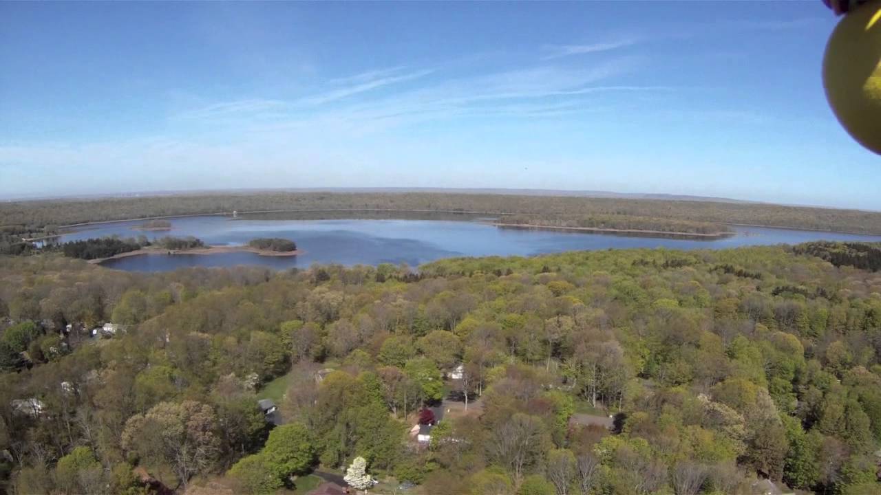 Quadcopter View of Lake Gaillard - YouTube