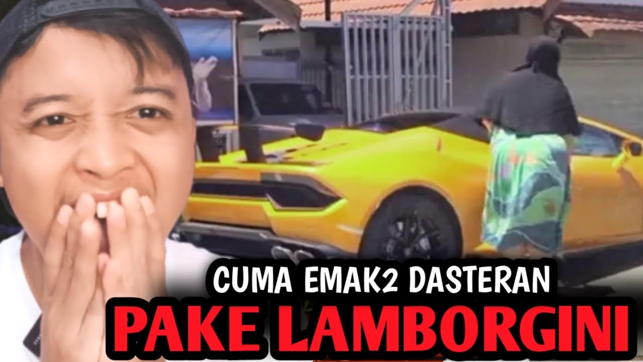 SEDERHANA TAPI NGGAK SEMUA ORANG BISA‼️ Emak2 dasteran pake lamborgini ...