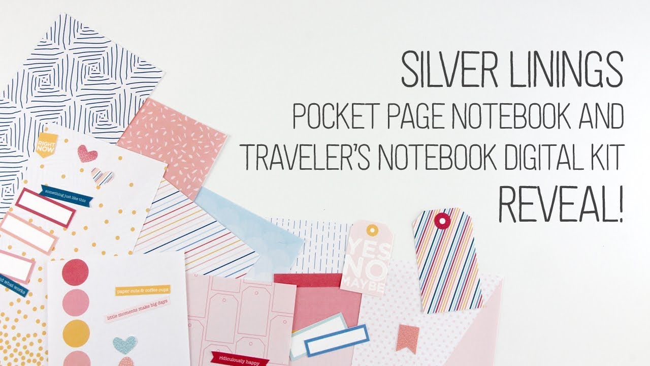 Reveal! Silver Linings Pocket Page Notebook and Traveler's Notebook ...