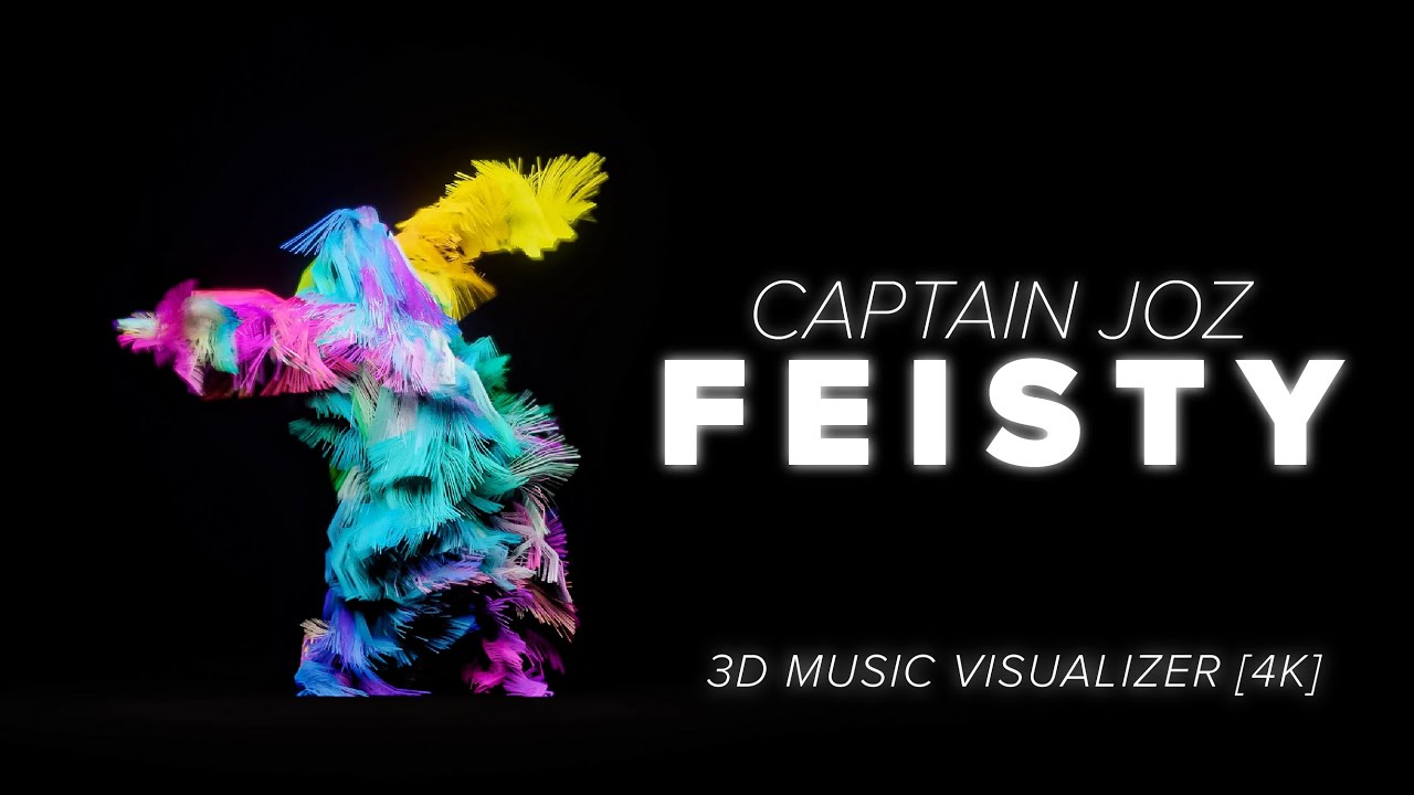 Feisty - Captain Joz | AUDIO VISUALIZER 4K MUSIC VIDEO | ABSTRACT ...