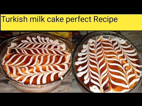 Turkish milk cake perfect Recipe - YouTube