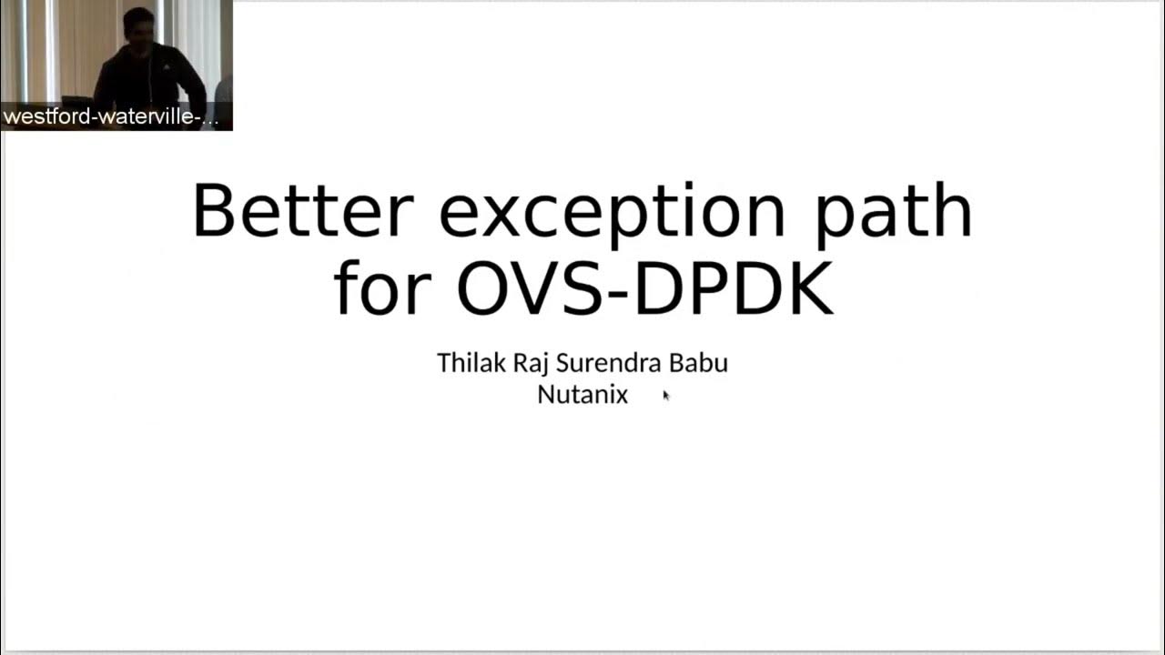 Better exception path performance for OVS-DPDK - YouTube