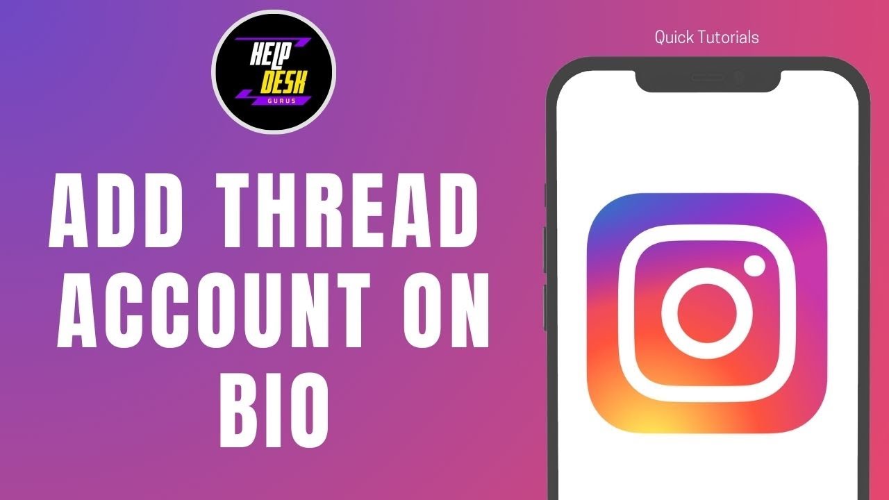 How to Add Thread account on Instagram Bio - YouTube