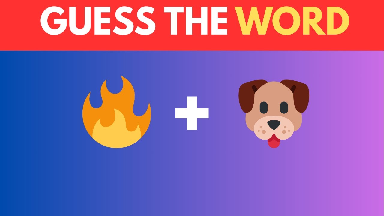Guess the Word Using Only Emojis | Emoji Word Quiz Challenge 2025 🔥 ...
