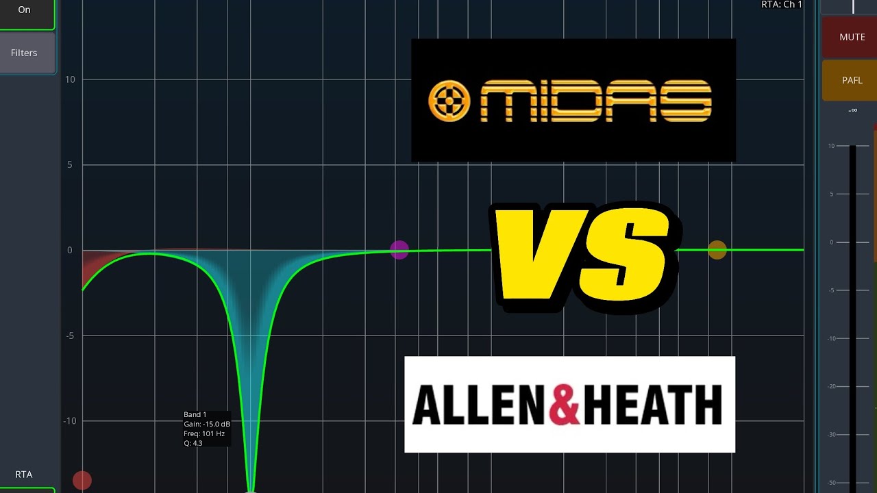 🔥ECUALIZADORES🔥 Allen & Heath CQ vs Midas M Air (Behringer X Air ...