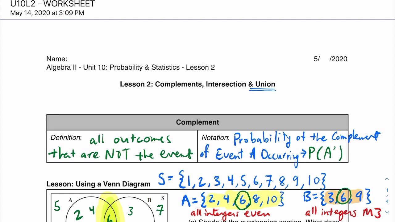 Unit 10 Lesson 2b Part 1 - YouTube