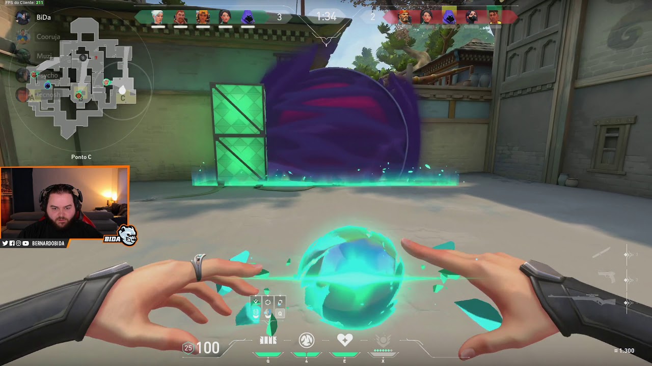 BiDa @ VALORANT (#11) com Tecnosh, Psycho, Muzi e Cooruja - 02/05/2020 ...