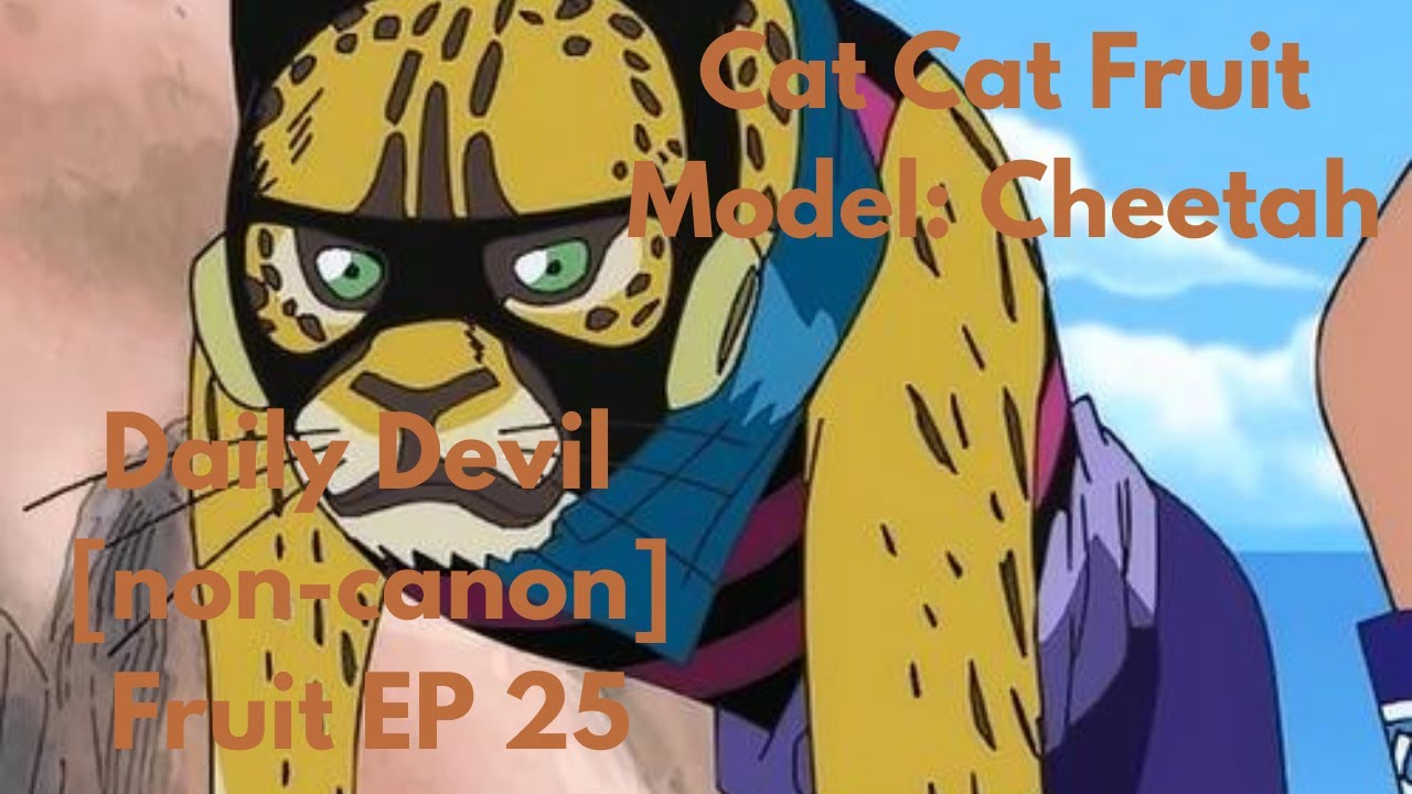 [Non-Canon] DAILY DEVIL FRUIT EP 25: CAT CAT FRUIT MODEL: CHEETAH - YouTube