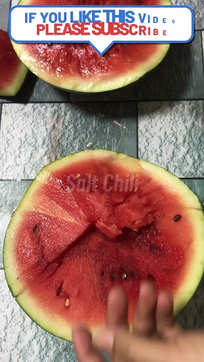 Tarbooz Cut Karne ka Tarika | How to Cut a Watermelon by Salt Chili - YouTube