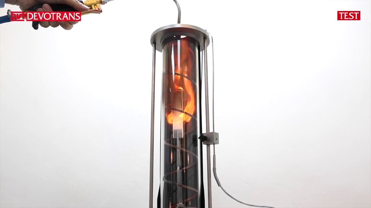 TEST EQUIPMENT FOR COMBUSTIBILITY TESTS DVT LOI - YouTube