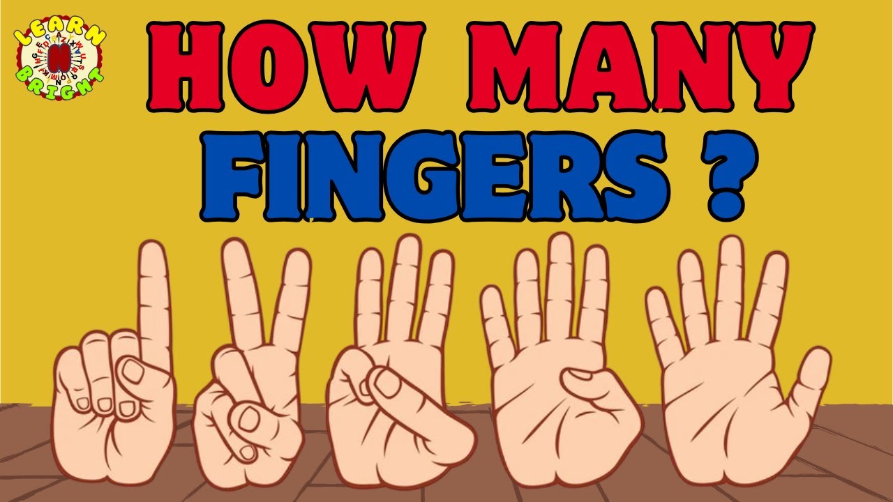 How Many Fingers Song | Kids Poem with Actions and Lyrics | Counting ...
