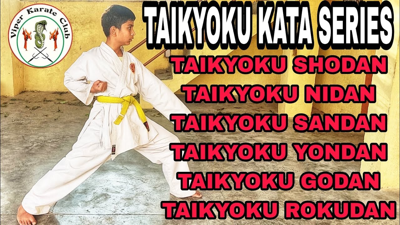 TAIKYOKU KATA SERIES || TAIKYOKU 6 KATA Performance || #karate #kata # ...