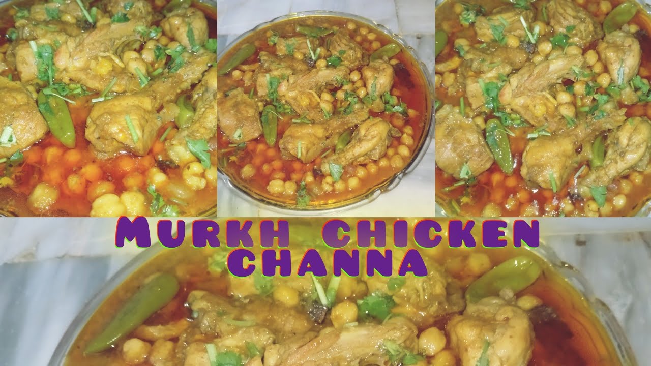 Murkh chicken channa recipe by Desi Zaiqa Please Subscribe my channel 😋 ...