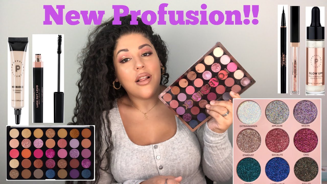 New Profusion Makeup first impressions - YouTube