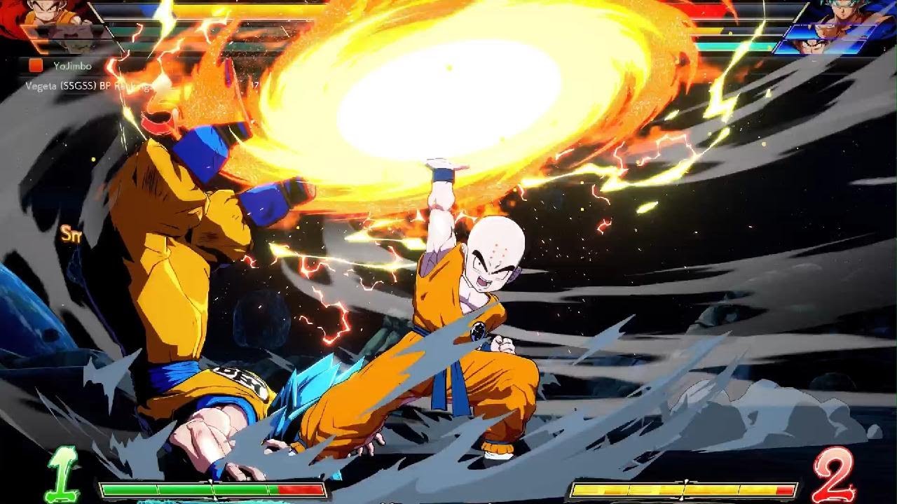DBFZ 🟧 SS Goku SSB Goku Basic Goku vs 🟧 SSB Vegeta Majin Buu Krillian ...