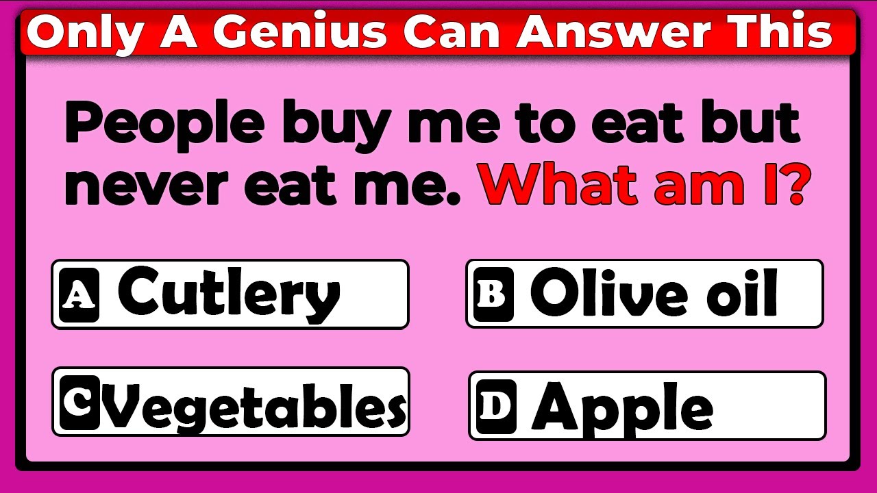 30 Tricky Riddles That Will Boost Your Thinking Skills || Only a Genius ...