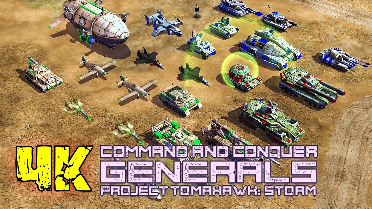 Command and Conquer Generals 4K | Project Tomahawk Storm V1 2 | Rare legend - YouTube