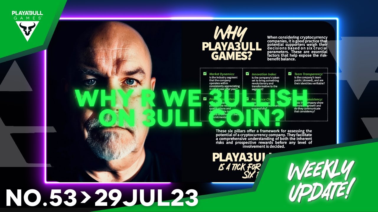 Why R We 3ULLISH On 3ULL COIN? - PLAYA3ULL GAMES Weekly Update no. 53 ...