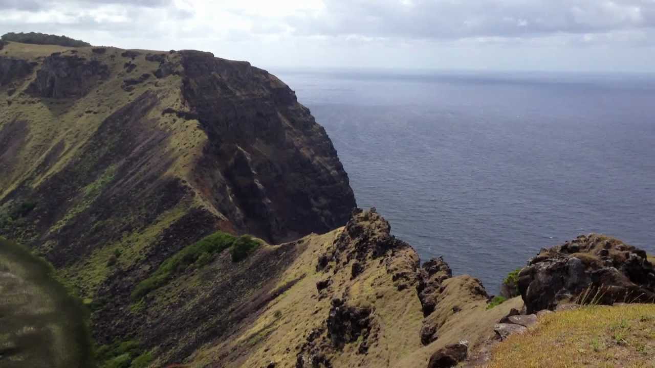 EASTER ISLAND: Rano Kao Volcano Crater - YouTube