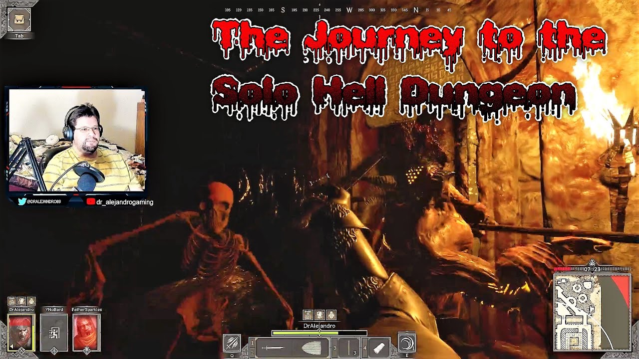 The Journey to Enter the Hell Dungeon - Dark and Darker story - YouTube