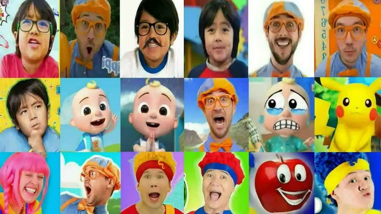 Blippi - Ryan’s World - Cocomelon - D Billions - KulikiTaka ti №98 ...