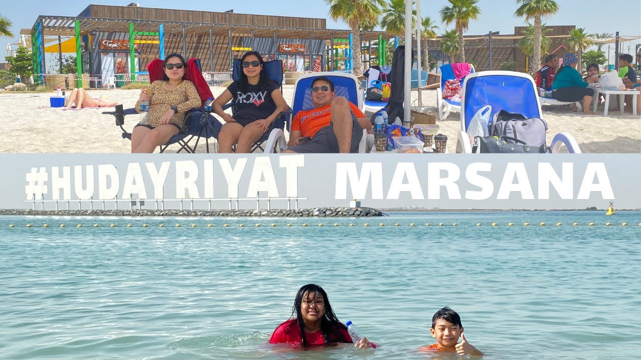 HUDAYRIYAT ABU DHABI MARSANA BEACH 2021 - YouTube