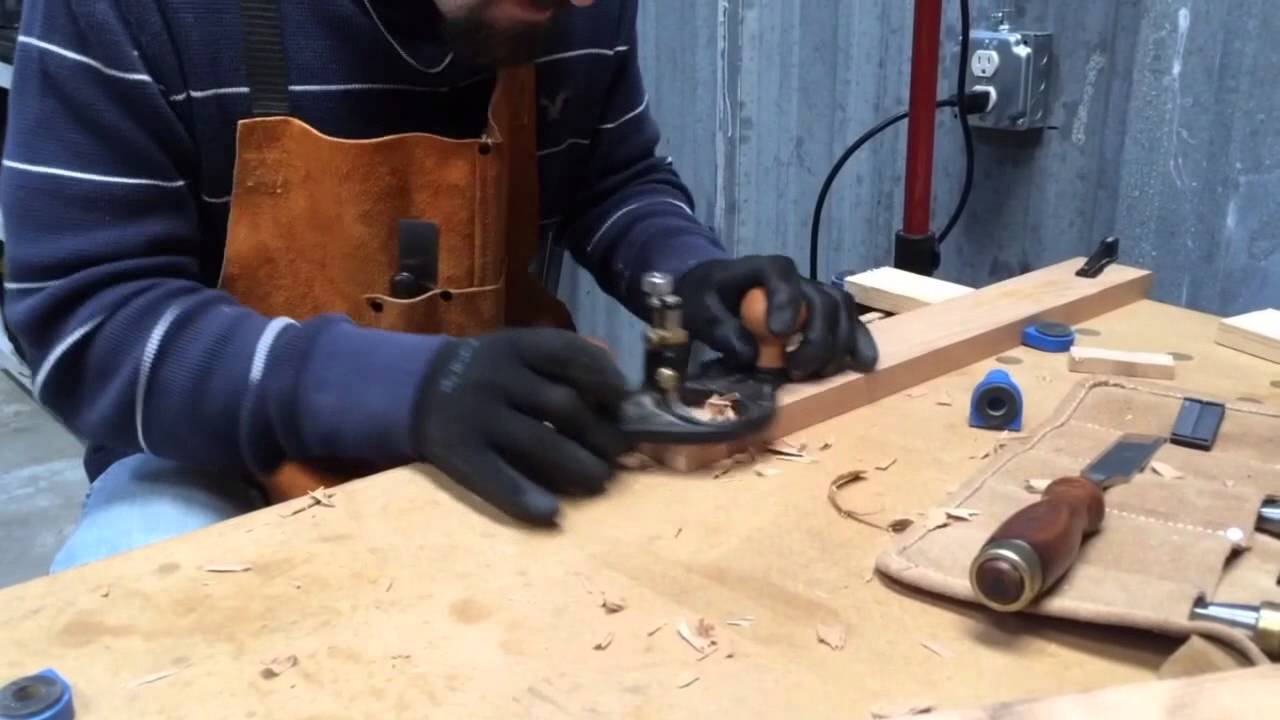 Lap joint by hand - YouTube