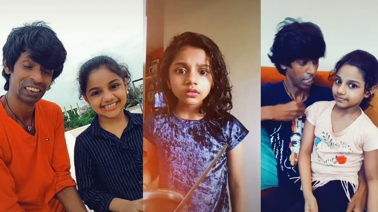 Baby Manasvi Cute Viral Videos | Father And Daughter Cute Videos 2020 ...