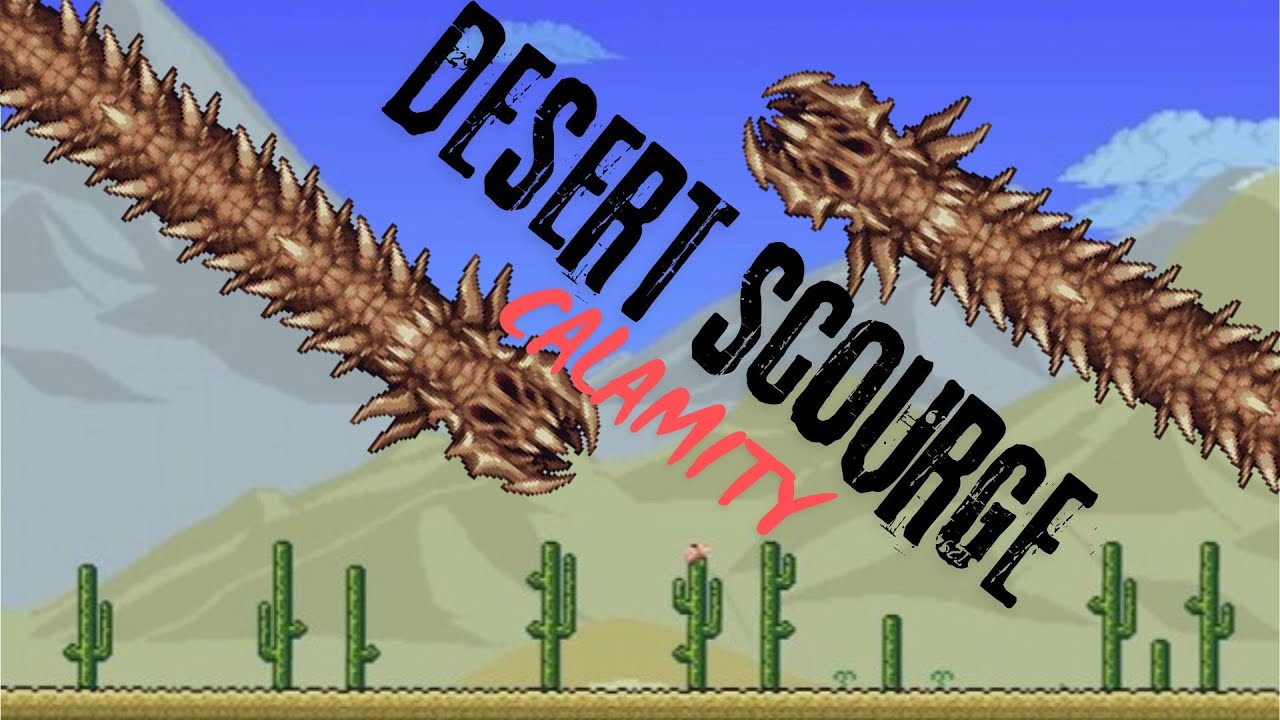 EL DESERT SCOURGE ME ACECHA (Terraria Calamity Mod) - YouTube