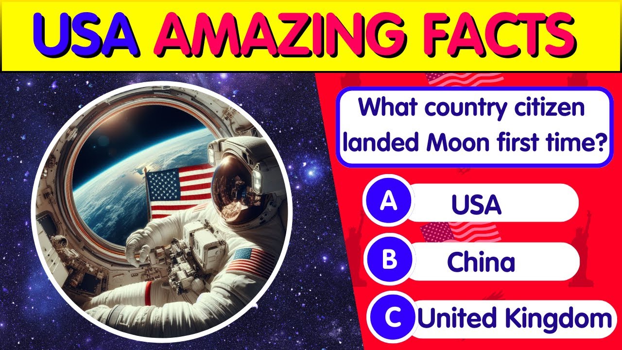 USA Amazing Facts Quiz🇺🇸🇺🇸🇺🇸: from Basic to Very Hard level!😱 - YouTube