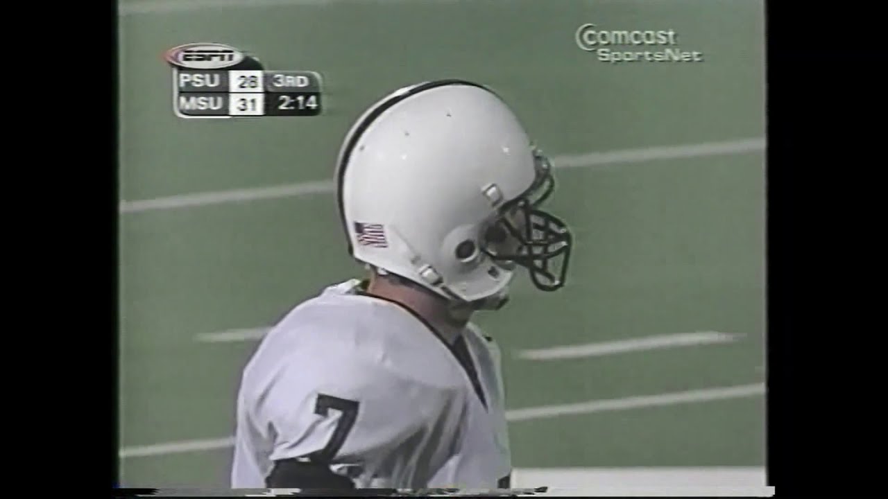 Penn State @ Michigan State Highlights 2001 - YouTube